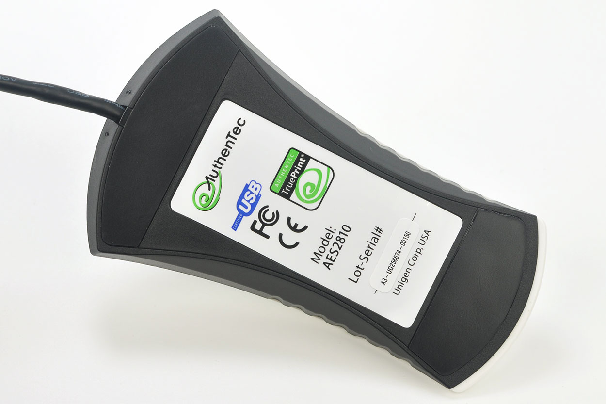 新到货原装Authentice AES2810 电脑USB指纹识别器 解锁笔记本电脑Windows Hello登录器win8 10 11指纹 ...
