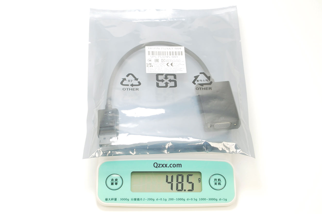 新到货全新原装惠普HP DisplayPort to VGA Adapter DP转VGA 752661-004 753745-001 ...