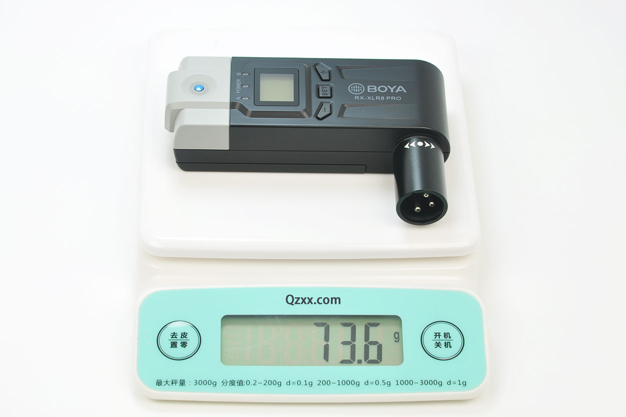 新到货博雅BOYA RX-XLR8 Pro UHF 3针XLR无线手持单指向动圈麦克风插拔式接收器适用于BY-WM8 PRO系列-青州小熊