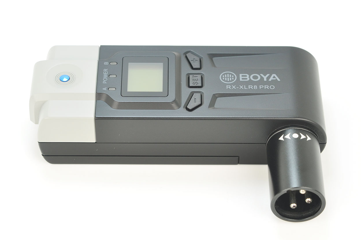 新到货博雅BOYA RX-XLR8 Pro UHF 3针XLR无线手持单指向动圈麦克风插拔式接收器适用于BY-WM8 PRO系列-青州小熊