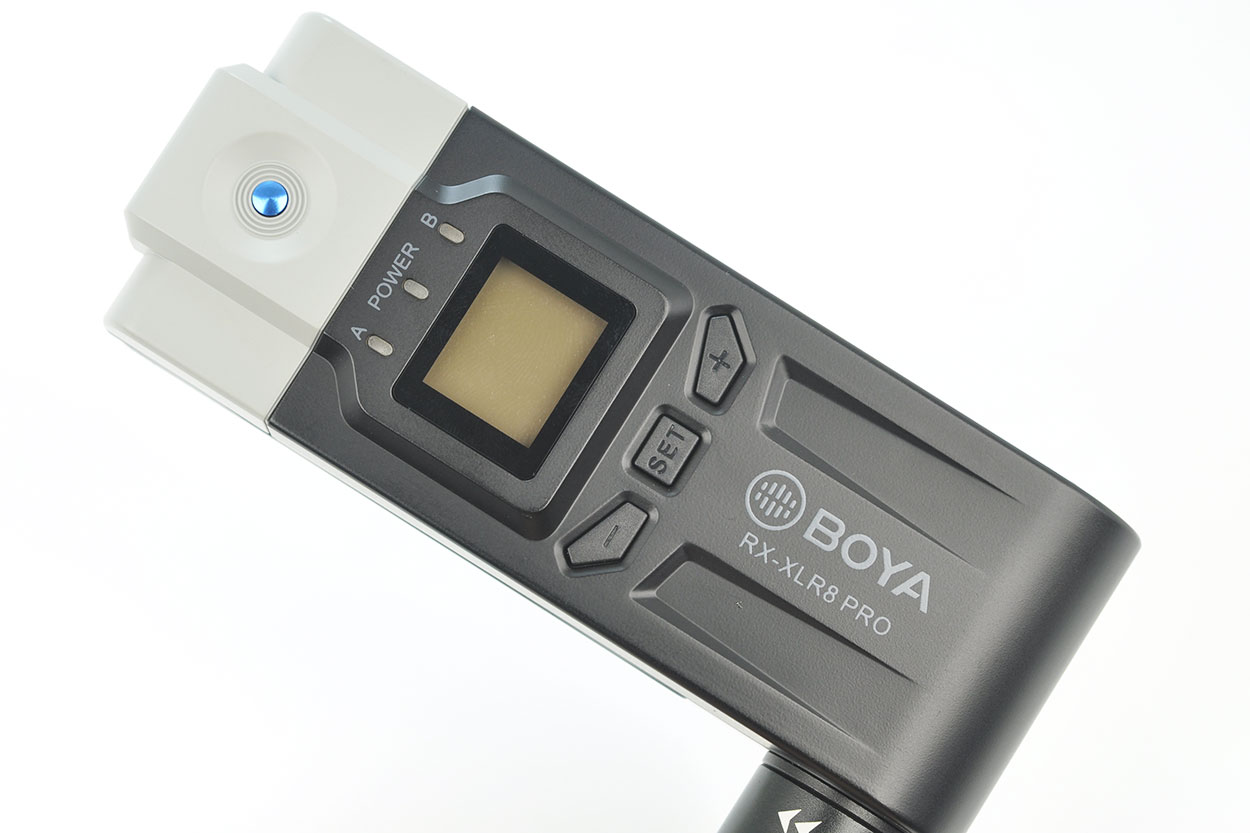 博雅BOYA RX-XLR8 Pro UHF 3针XLR无线手持单指向动圈麦克风插拔式接收器适用于BY-WM8 PRO系列-青州小熊