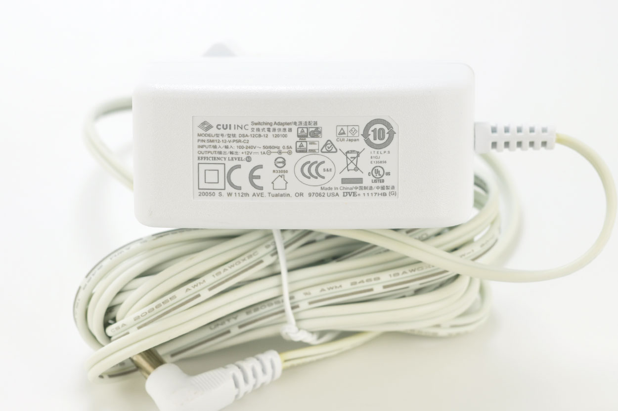 新到货白色DVE CUIINC DSA-12CB-12 120100 490-SMI12-12-VW-P5R 12V1A 3米长线带磁环弯头5 ...