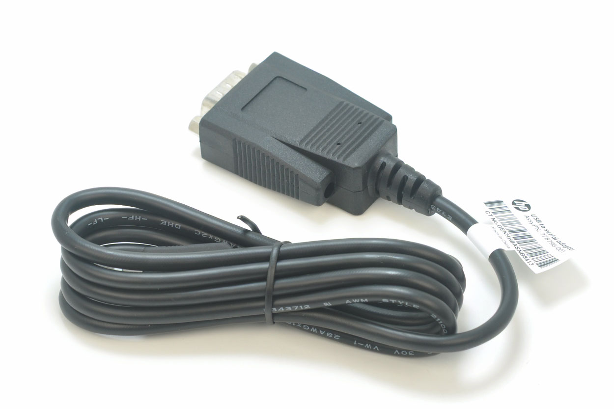 新到货1.2米长全新原装惠普HP USB转串口RS-232转换线 USB转串口COM口RS232 D-sub 9针接口 USB to ...