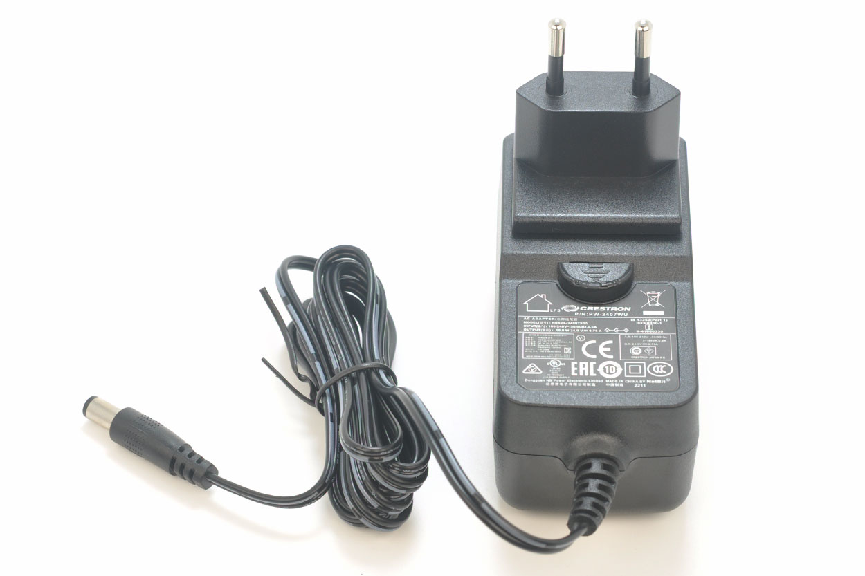 全新原装快思聪Crestron PW-2407WU 2045865 NBS24J240075D5 24V0.75A 18W 5.5MM 2 ...