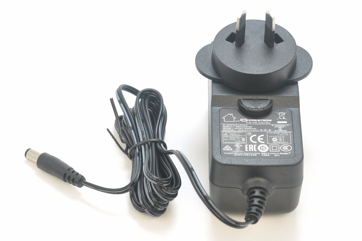 新到货全新原装快思聪Crestron PW-2407WU 2045865 24V0.75A 18W 5.5MM 2.1MM DC接口电源适配器 ...