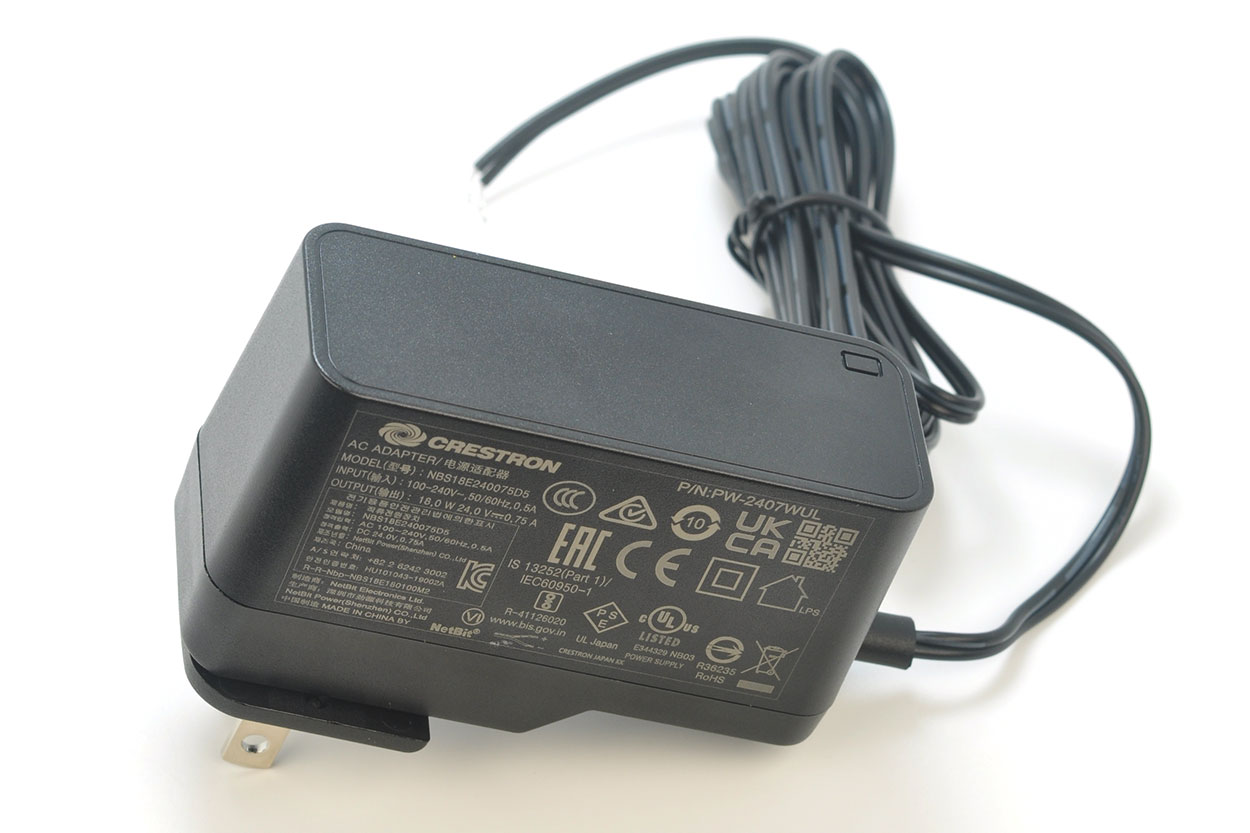 全新原装快思聪Crestron PW-2407WUL 2045866 24V0.75A 18W墙插式电源 通用二针电源线接口 Wall ...