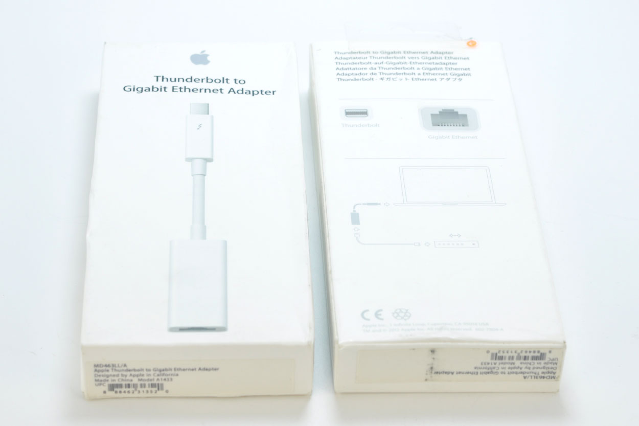 新到货苹果Apple Thunderbolt 2 to Gigabit Ethernet Adapter MD463LL/A A1433雷电2 ...