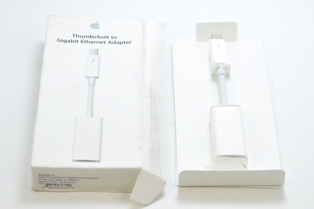 新到货苹果Apple Thunderbolt 2 to Gigabit Ethernet Adapter MD463LL/A A1433雷电2 ...