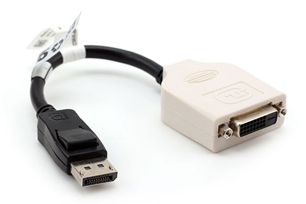 原装DELL戴尔DP转DVI 转换线 DisplayPort/Display Port To DVI-D Cable/Adapter ...