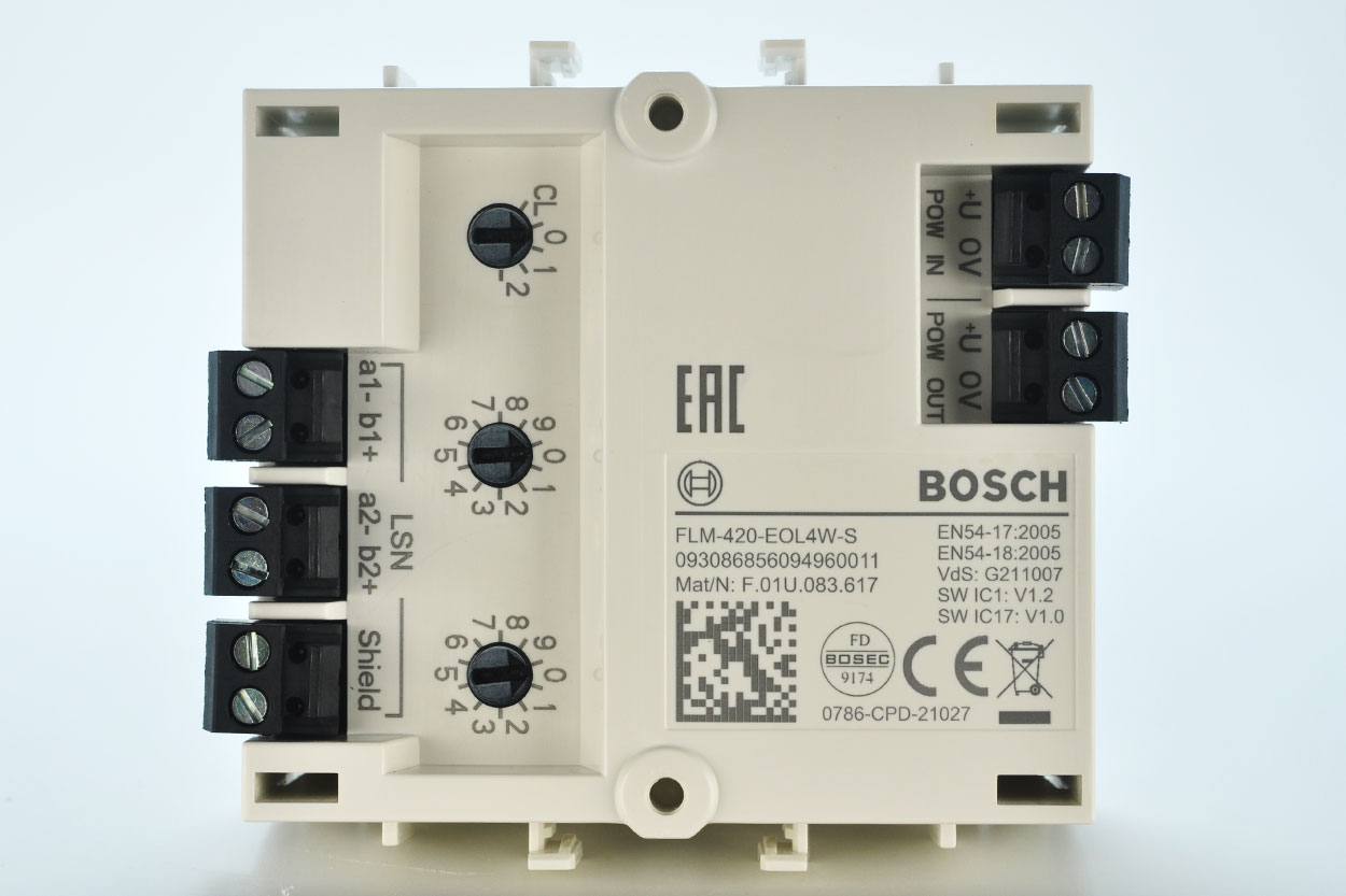 博士Bosch FLM-420-EOL4W-S F.01U.083.617 End of line module 4 wire surface ...