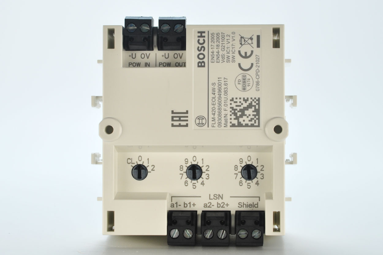 博士Bosch FLM-420-EOL4W-S F.01U.083.617 End of line module 4 wire surface ...