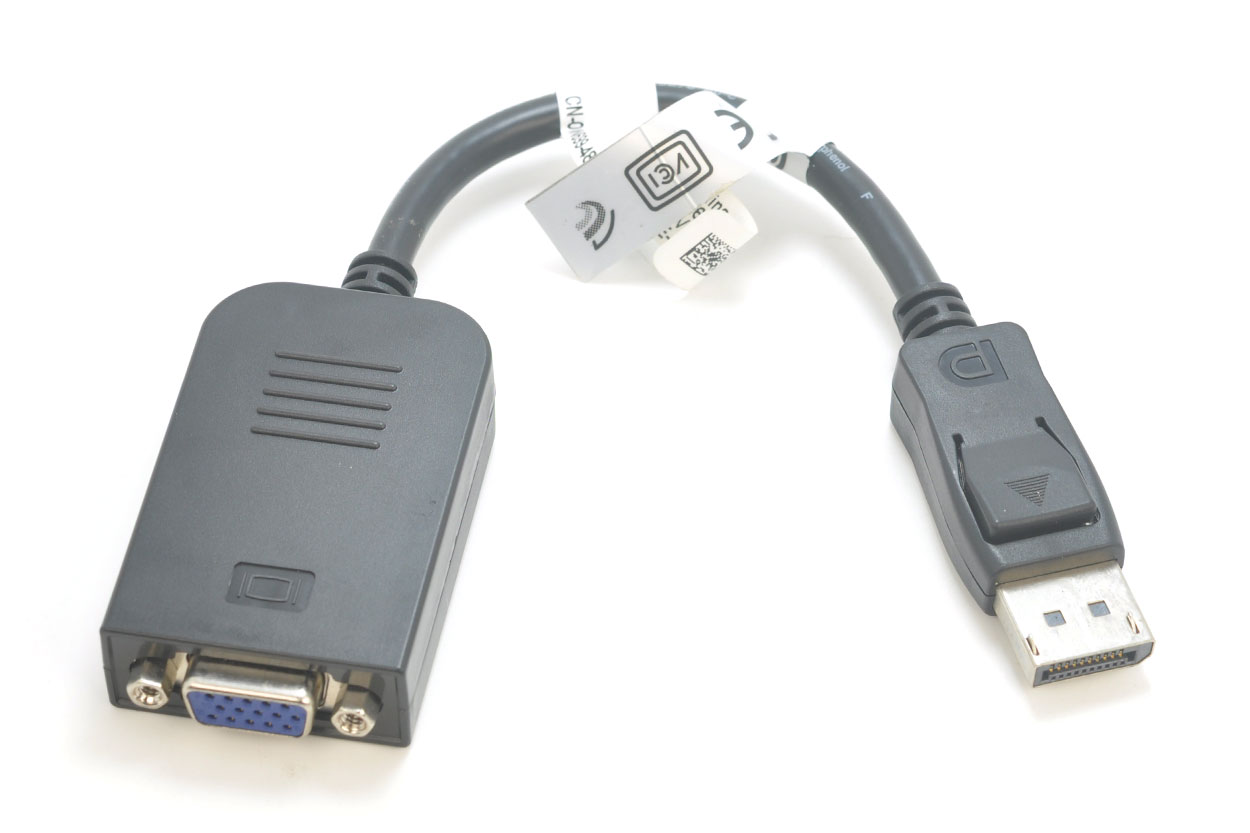 新到货戴尔Dell DisplayPort (DP) to VGA Video Adapter 0RN699 DP转VGA转接线 视频转换线 ...