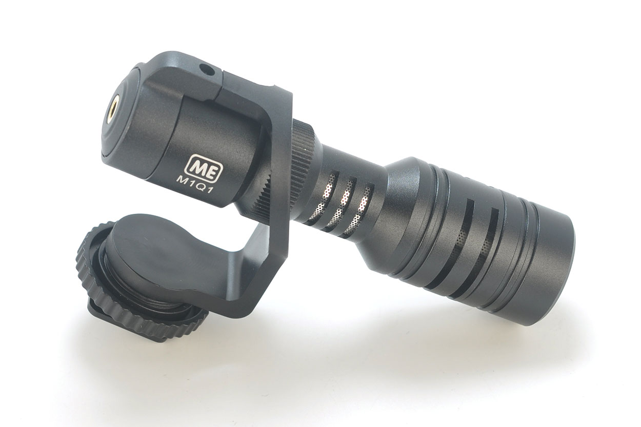 ME M1Q1 Condenser Video Microphone 迷你相机可安装猎枪麦克风话筒 迷你指向性电容式麦克风-青州小熊