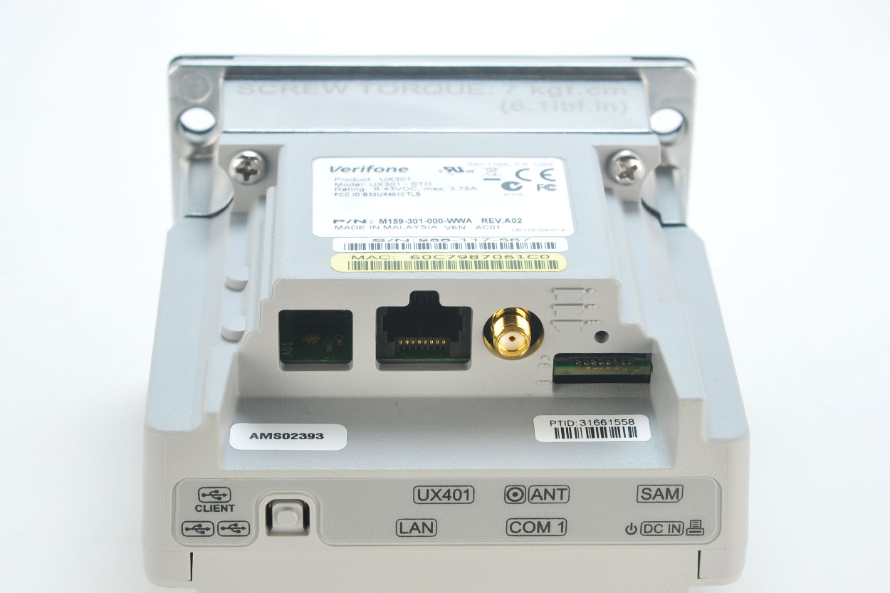 原装惠尔丰Verifone UX301-STD Card Reader M159-301-000-WWA 加油机自动零售信用卡银行卡IC卡读卡 ...