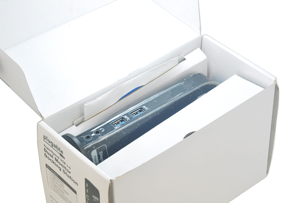 全新Plugable UD-3900 USB 3.0 Dual Display Universal Computer Laptop Dock ...