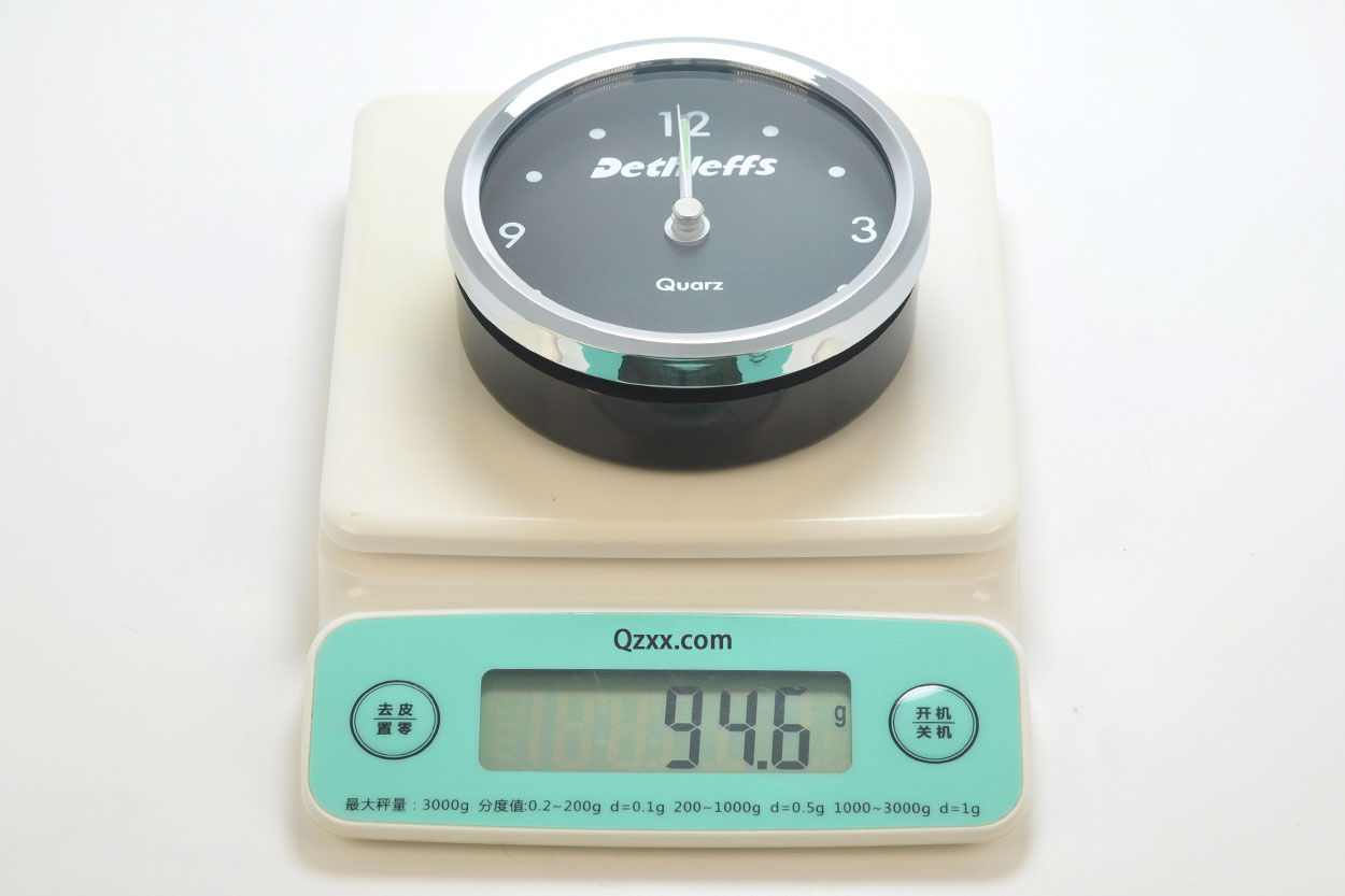 新到货8厘米DETHLEFFS QUARTZ CLOCK OSTAR爱时达F333机芯 石英表 玻璃表盖 大篷车房车车载表盘 桌面摆件小时钟-青州小熊