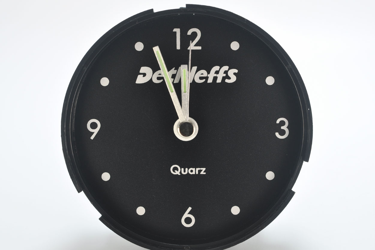 8厘米DETHLEFFS QUARTZ CLOCK OSTAR爱时达F333机芯 石英表 玻璃表盖 大篷车房车车载表盘 桌面摆件小时钟-青州小熊