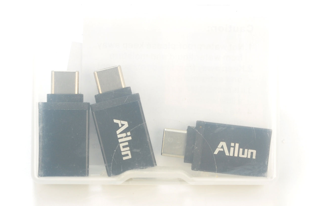 新到货Ailun Type-C适配器 USB-C转USB-A 3.0母适配器 适用于USB-C口转换成普通USB3.0接口 支持iPhone ...
