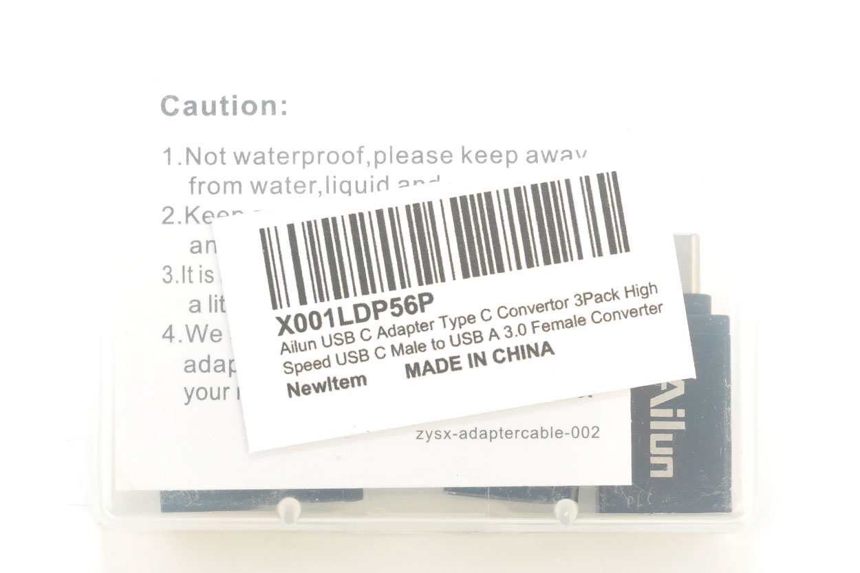 Ailun Type-C适配器 USB-C转USB-A 3.0母适配器 适用于USB-C口转换成普通USB3.0接口 支持iPhone 15 ...