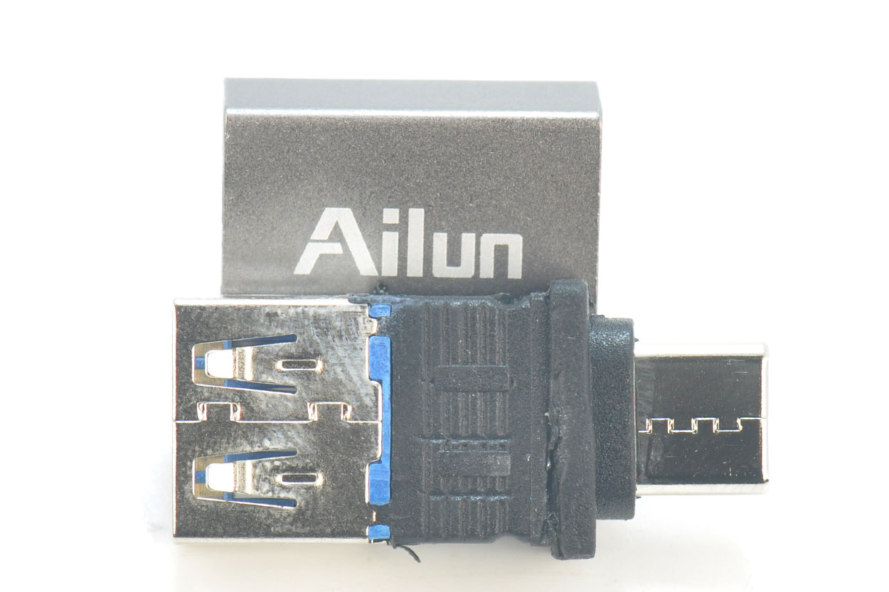 Ailun Type-C适配器 USB-C转USB-A 3.0母适配器 适用于USB-C口转换成普通USB3.0接口 支持iPhone 15 ...