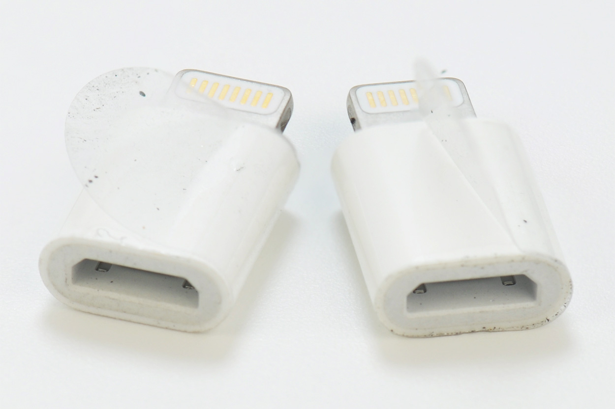 新到货原装正品苹果Apple iPhone 5手机原配老安卓接口Micro USB to Lightning Adapter 充电数据转换头 ...