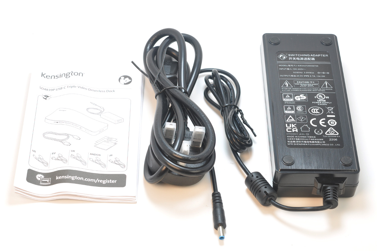 肯辛通Kensington SD4839P USB-C 10Gbps Triple Video Driverless Docking ...