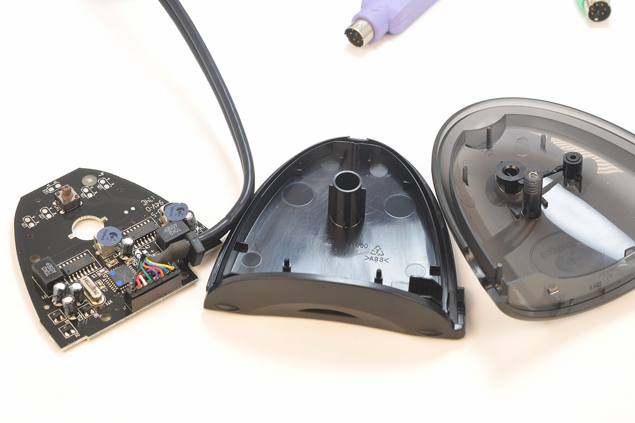 新到货收藏品古董级全新Logitech罗技PS/2接口C-BG17-DUAL双通道 接收器加M-RR67A 852066-0000无线光学鼠标 ...