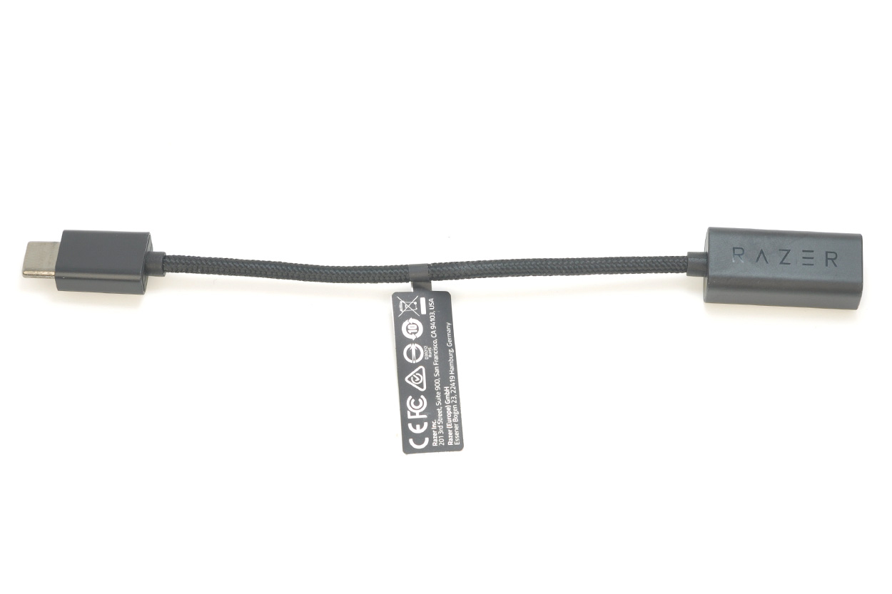 全新原装雷蛇Razer USB Type C Audio 3.5mm AUX Headphone Adapter Jack Cable2 ...