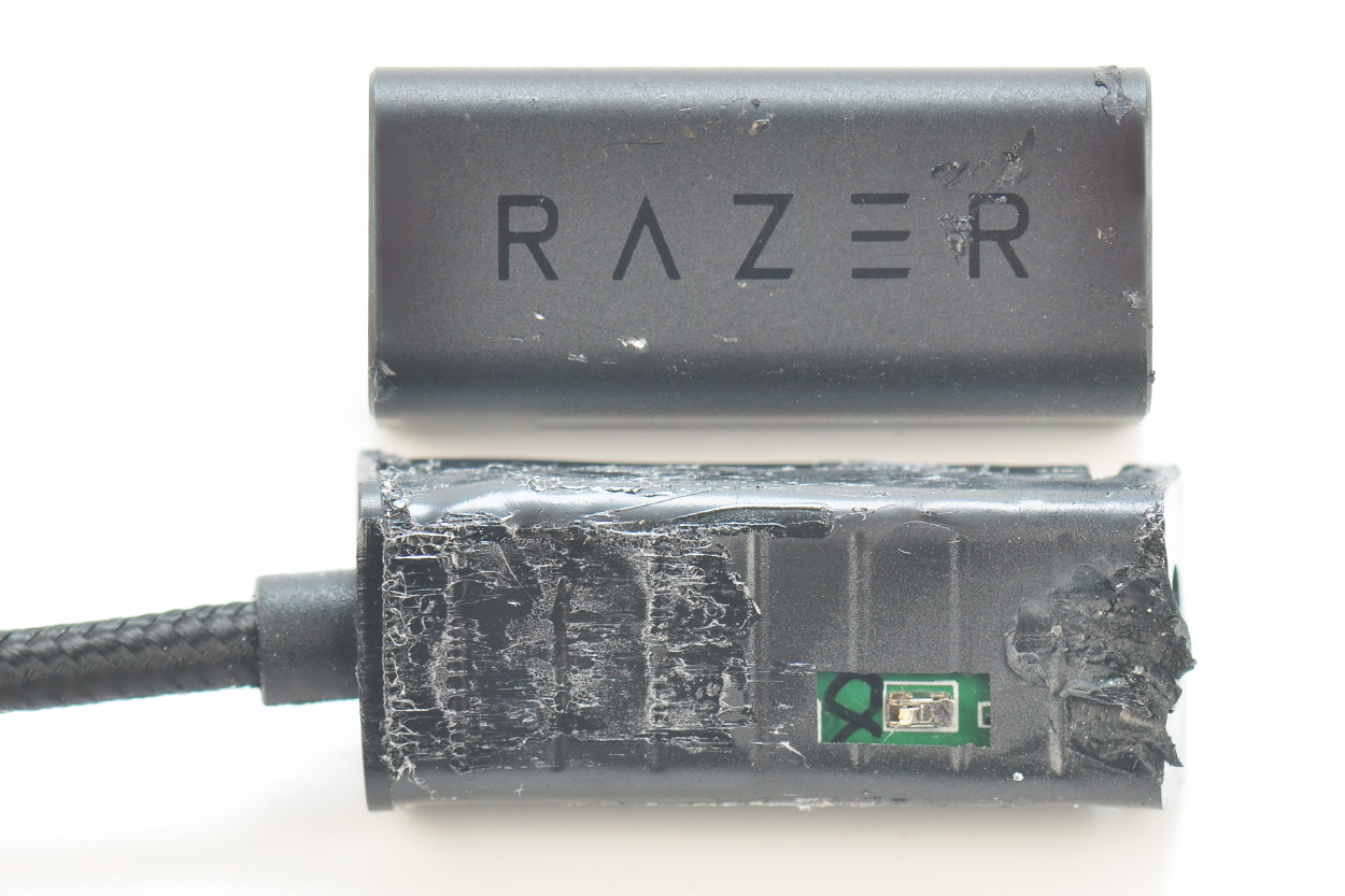 新到货全新原装雷蛇Razer USB Type C Audio 3.5mm AUX Headphone Adapter Jack Cable2 ...