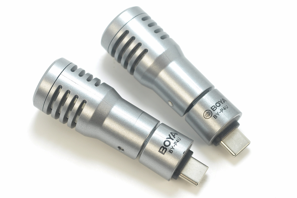 新到货博雅BOYA BY-P4D Lightning认证闪电口iPhone麦克风 BY-P4U USB-C口 3.5MM接口TRRS BY ...