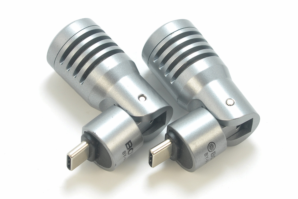 新到货博雅BOYA BY-P4D Lightning认证闪电口iPhone麦克风 BY-P4U USB-C口 3.5MM接口TRRS BY ...