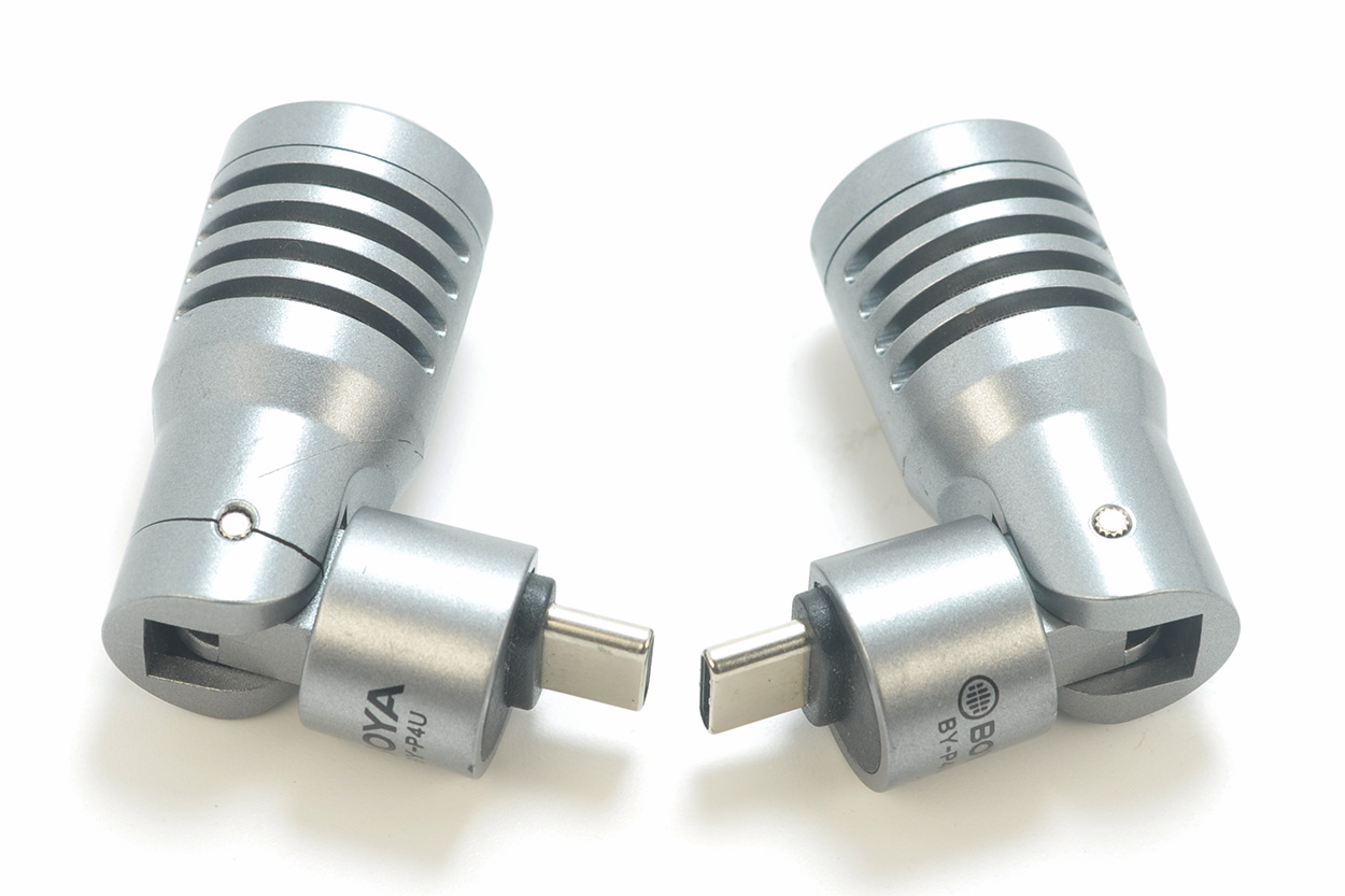 新到货博雅BOYA BY-P4D Lightning认证闪电口iPhone麦克风 BY-P4U USB-C口 3.5MM接口TRRS BY ...