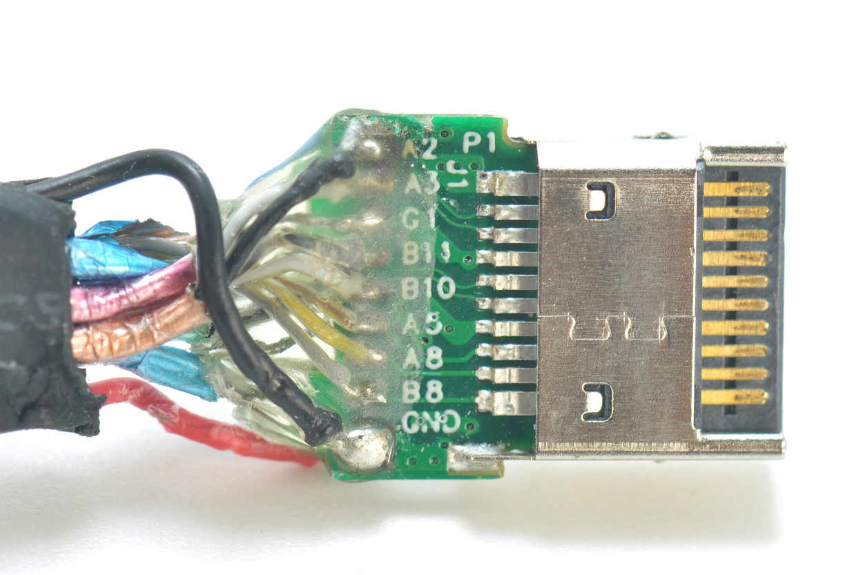 新到货55厘米长19PIN 主板TYPE-E接口转type-C前置C口 USB-C母口 GEN2 10G 20Gbps带宽 充电数据 扁线-青州小熊