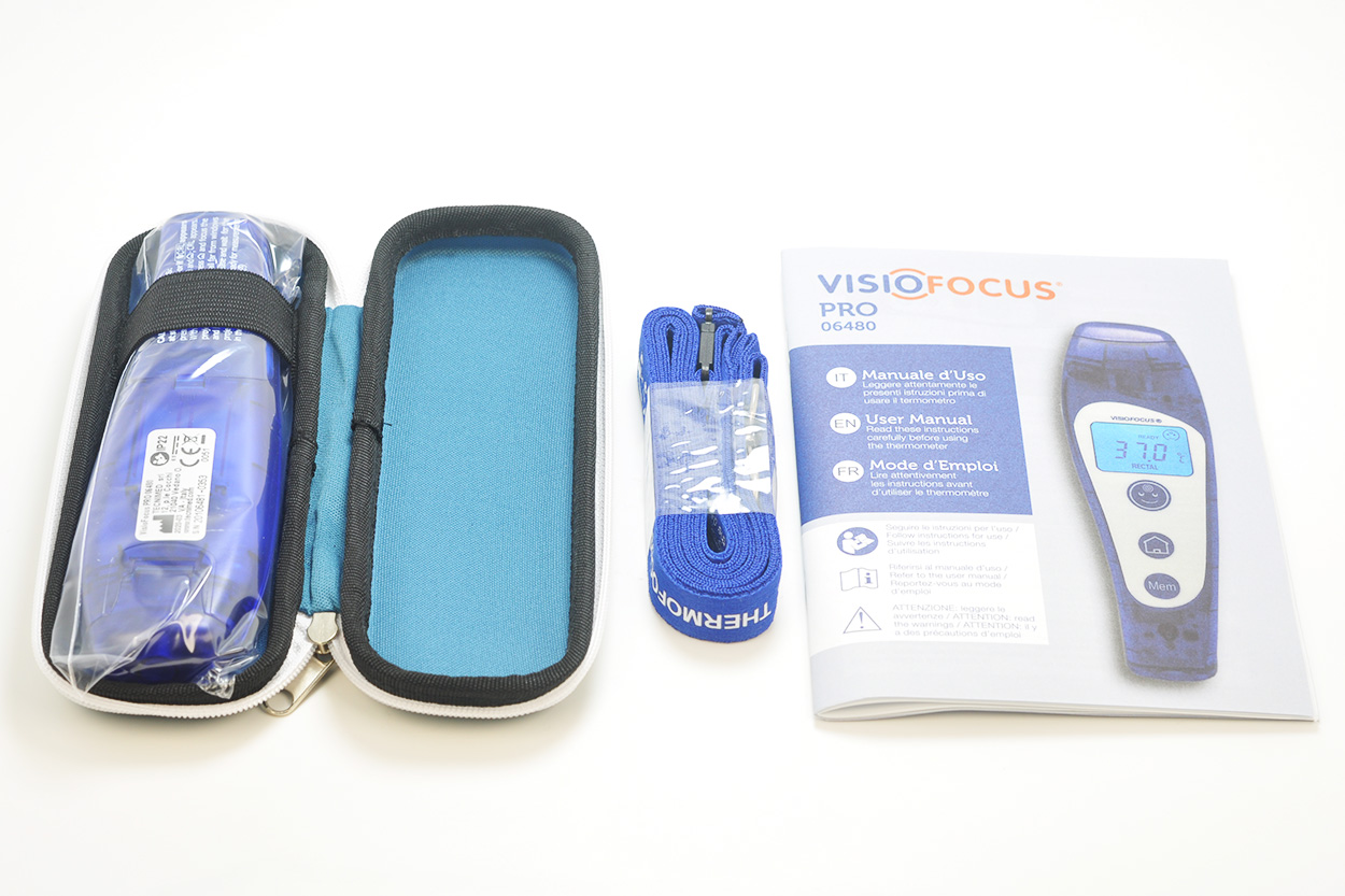 新到货全新原装意大利进口VISIOFOCUS 06400 Pro 06480 带投影专业非接触式额头温度计医用家用高精准儿童婴幼儿成人体温计额 ...