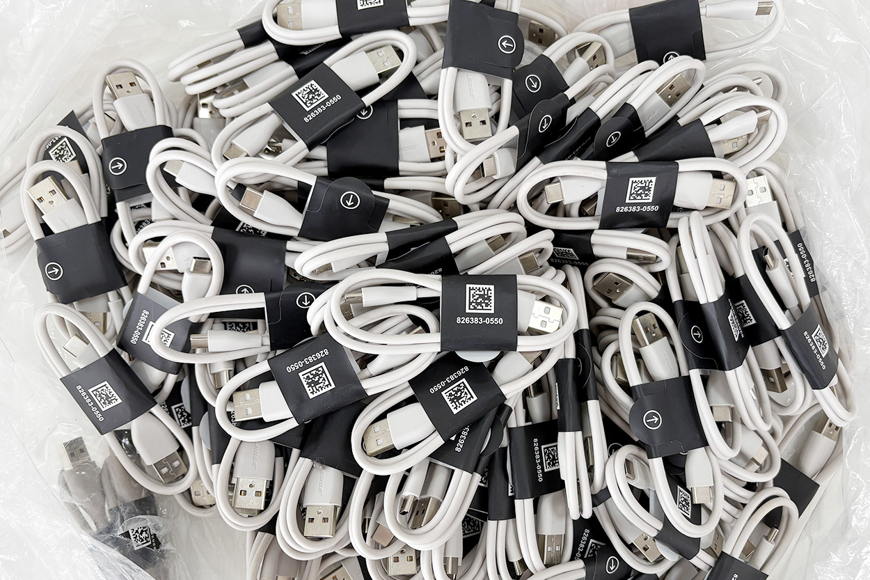 原装正品灰色50厘米Bose耳机耳塞USB-A转USB-C 826383-0550 USB C CHARGING CABLE FOR ...