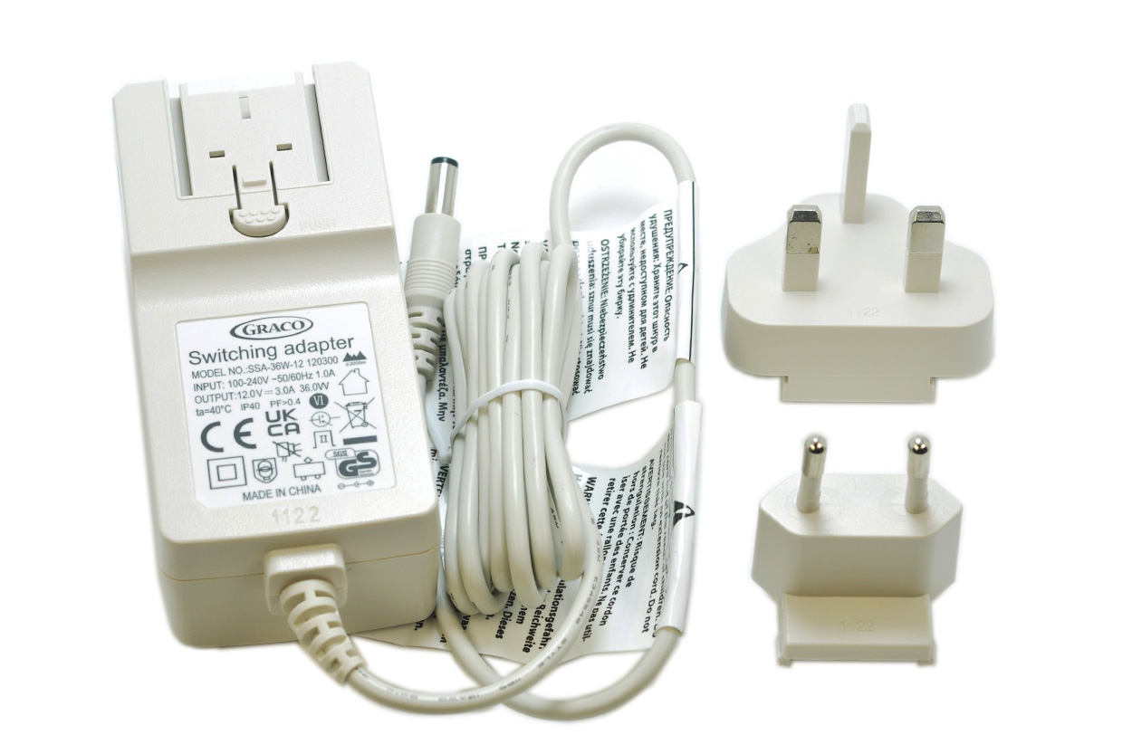 新到货全新原装正品GRACO葛莱 AC Adapter SSA-36W-12 12V 3A 36W for Graco Soothe My ...