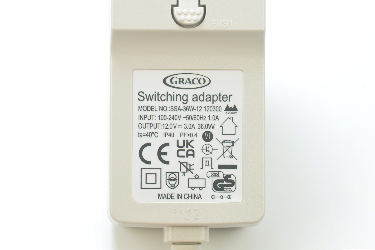 新到货全新原装正品GRACO葛莱 AC Adapter SSA-36W-12 12V 3A 36W for Graco Soothe My ...