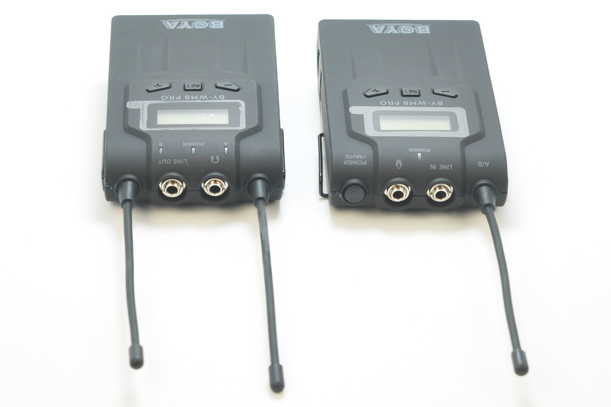 新到货博雅BOYA BY-WM8 Pro-K1 TX8Pro RX8Pro UHF 专业 48 通道 UHF 无线领夹式麦克风系统 附双通道 ...