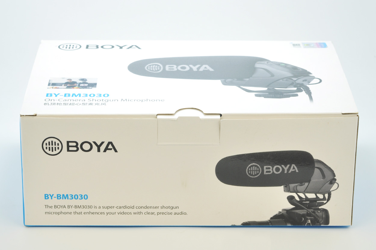 新到货博雅BOYA BY-BM3030 3.5MM音频接口 相机智能降噪机顶枪型超心形电容式专业级机顶麦克风-青州小熊