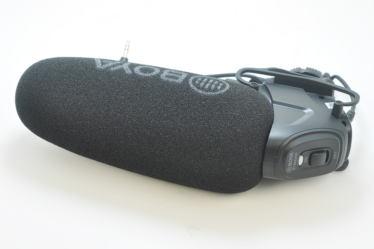 新到货博雅BOYA BY-BM3030 3.5MM音频接口 相机智能降噪机顶枪型超心形电容式专业级机顶麦克风-青州小熊