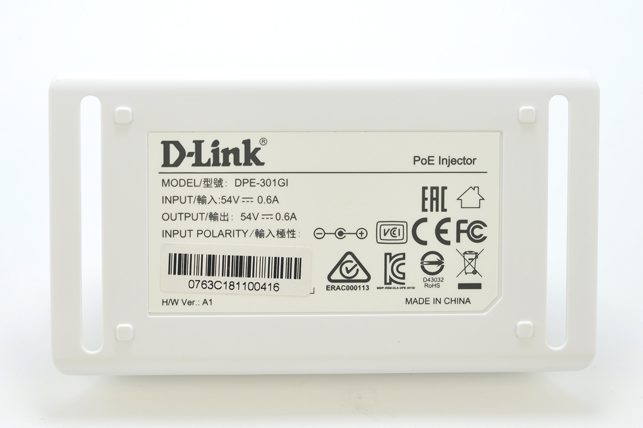 原装正品D-Link Gigabit IEEE 802.3at PoE+ Injector DPE-301GI 54V0.6A 30W ...