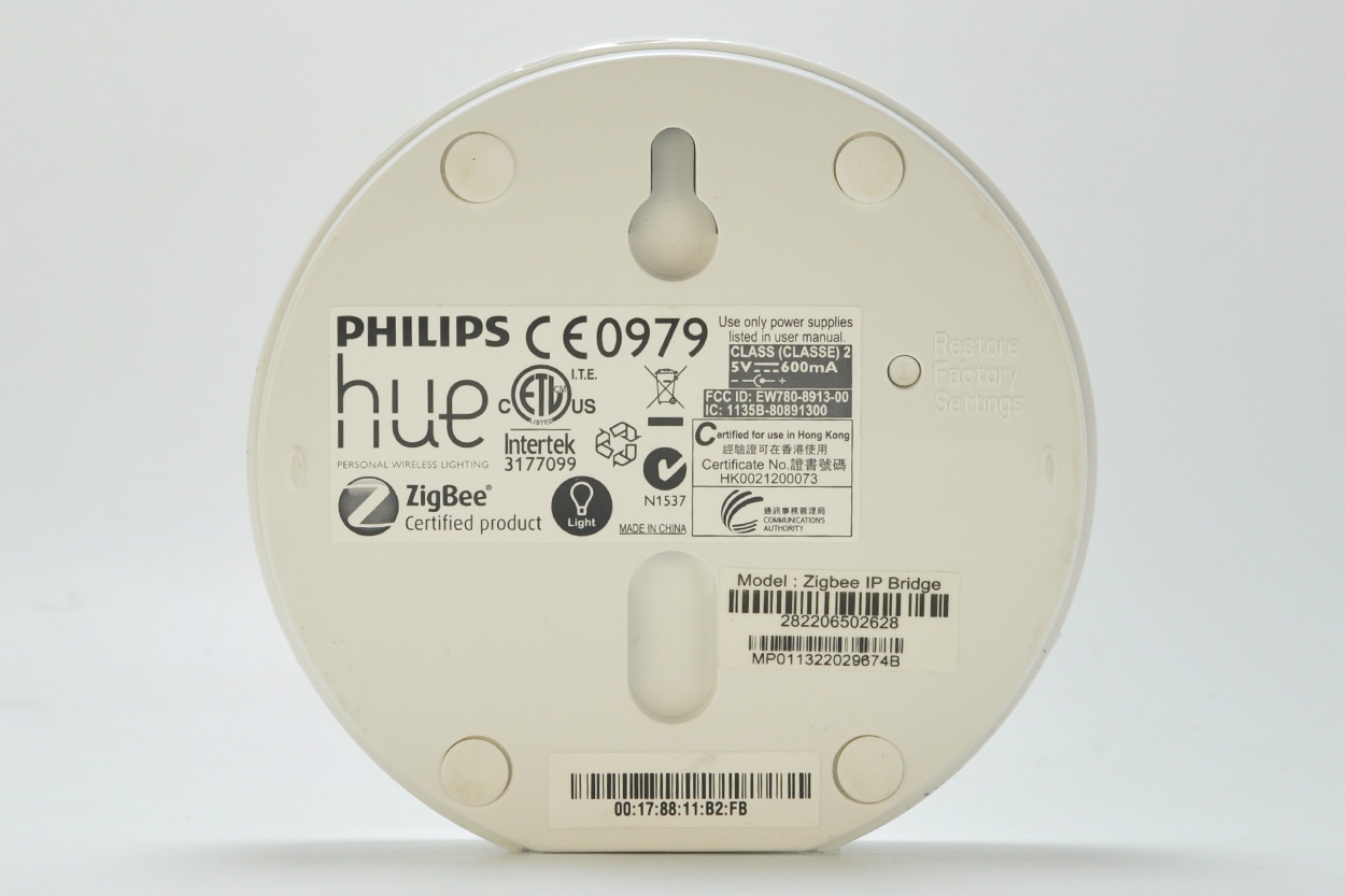 飞利浦 Philips Hue Smart Bridge Hub 第 1 代 ZigBee IP 桥接器-青州小熊