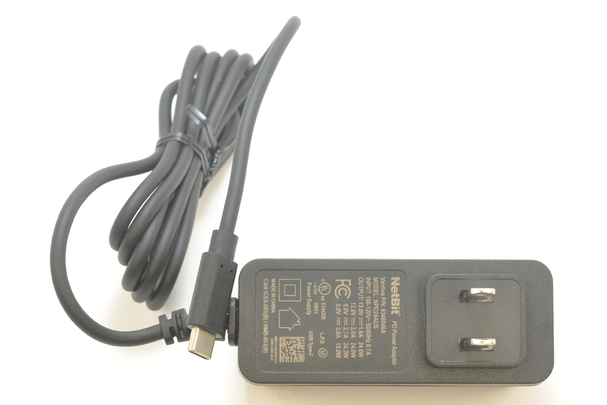 新到货100-120V国内用不了注意 美规日规NetBit PD Power Adapter 5V-3A 15W 9V-2.7A 24.3W ...